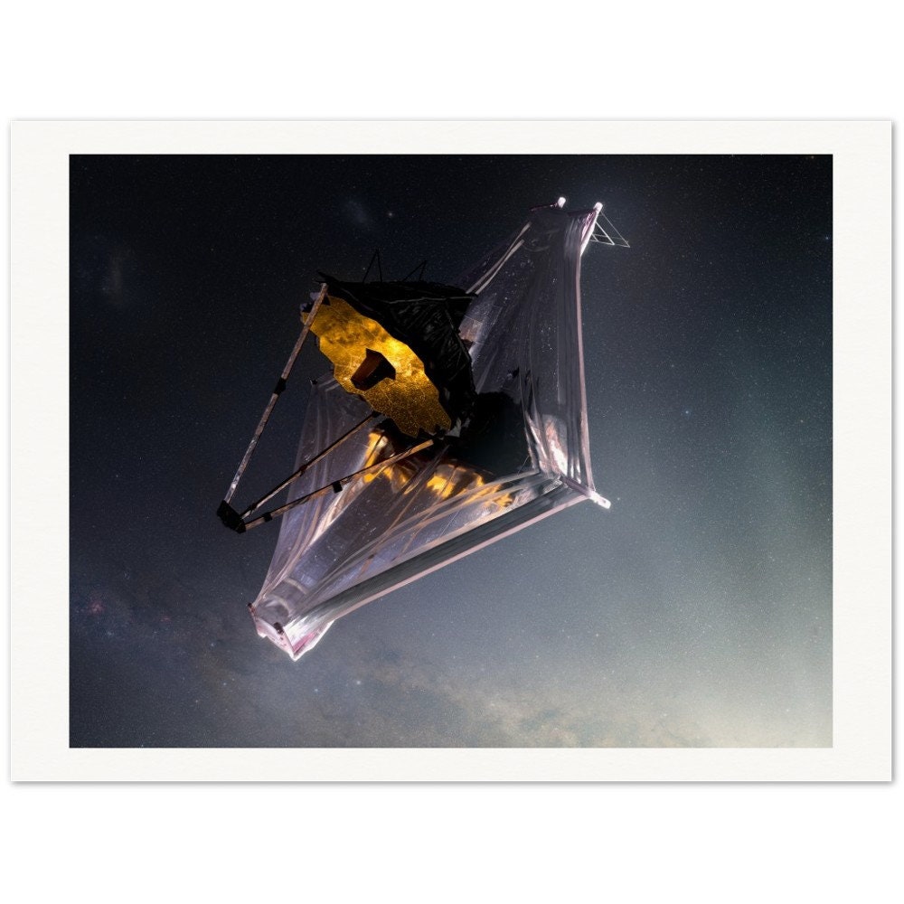 NASA - Poster - James Webb Space Telescope - Artist Conception - Etsy
