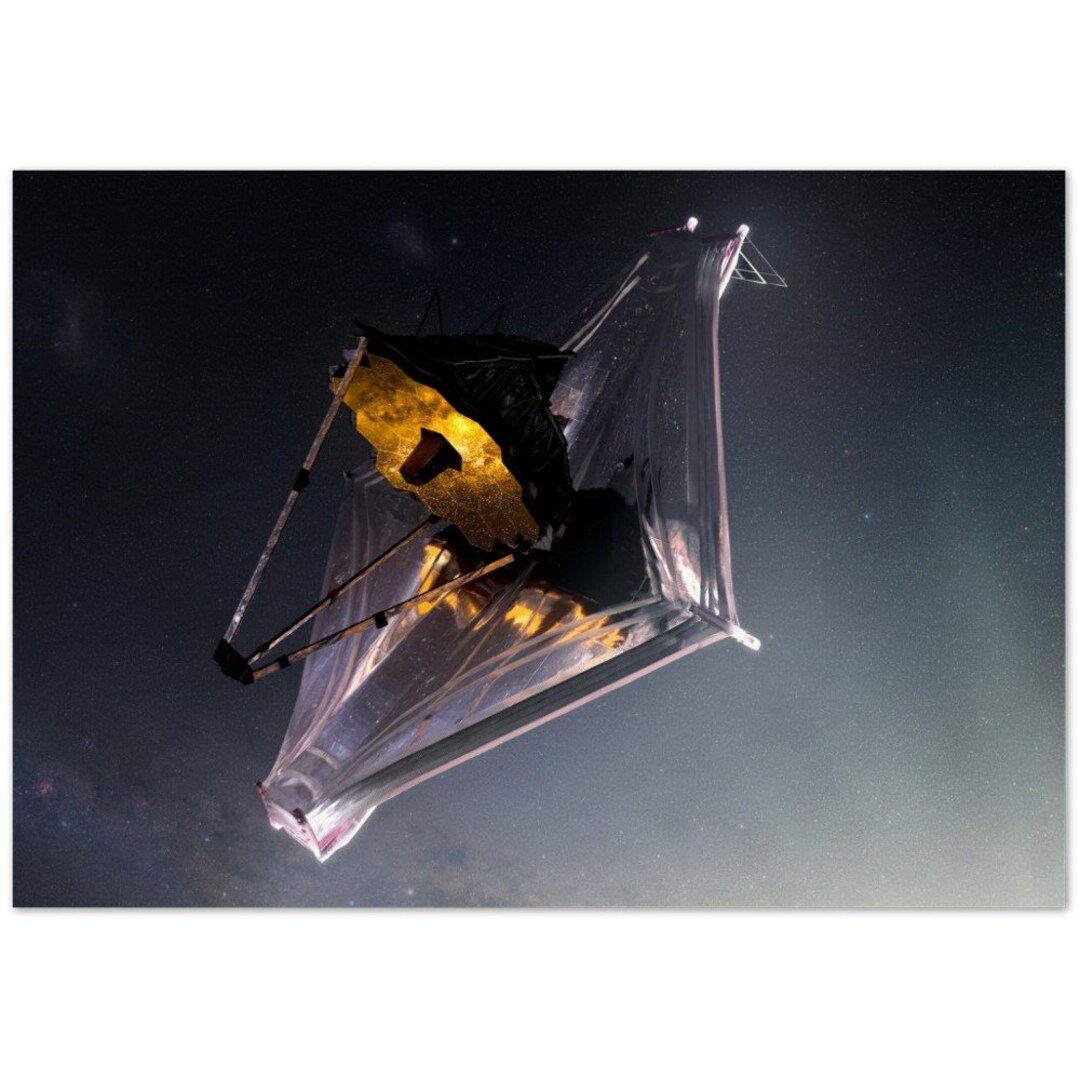 NASA - Poster - James Webb Space Telescope - Artist Conception - Etsy