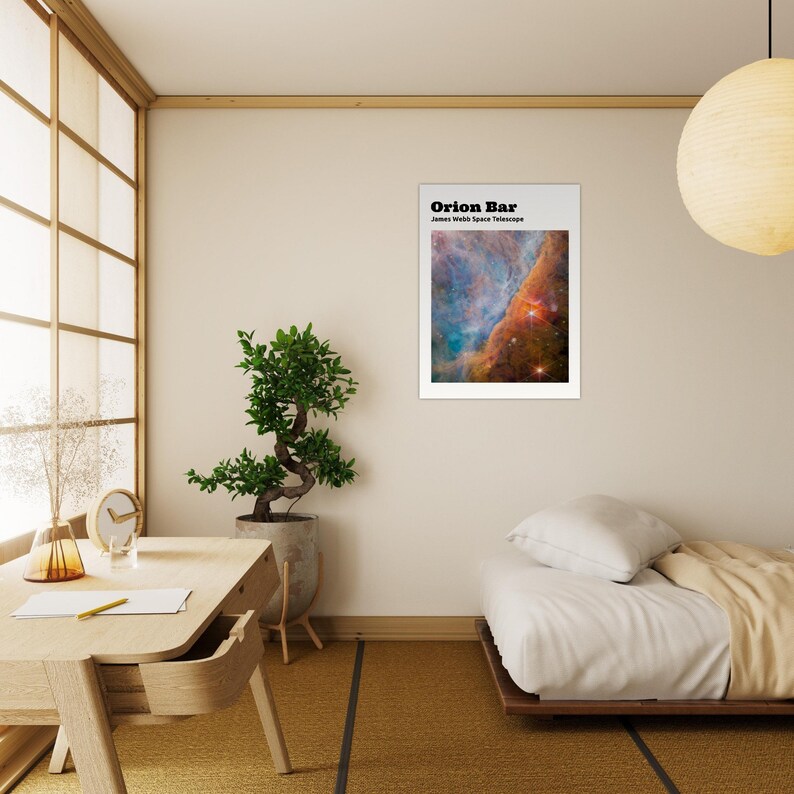 NASA - Poster - 19. Orion Bar (nircam Image) - James Webb Space ...