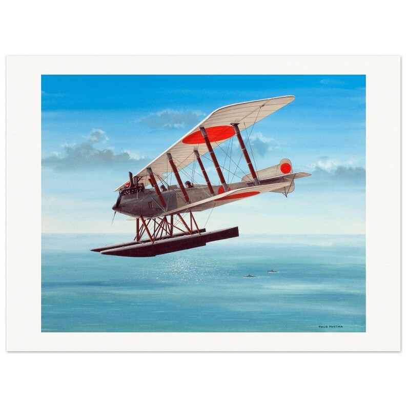 Thijs Postma Poster German Floatplane Friedrichshafen FF.33L - Etsy