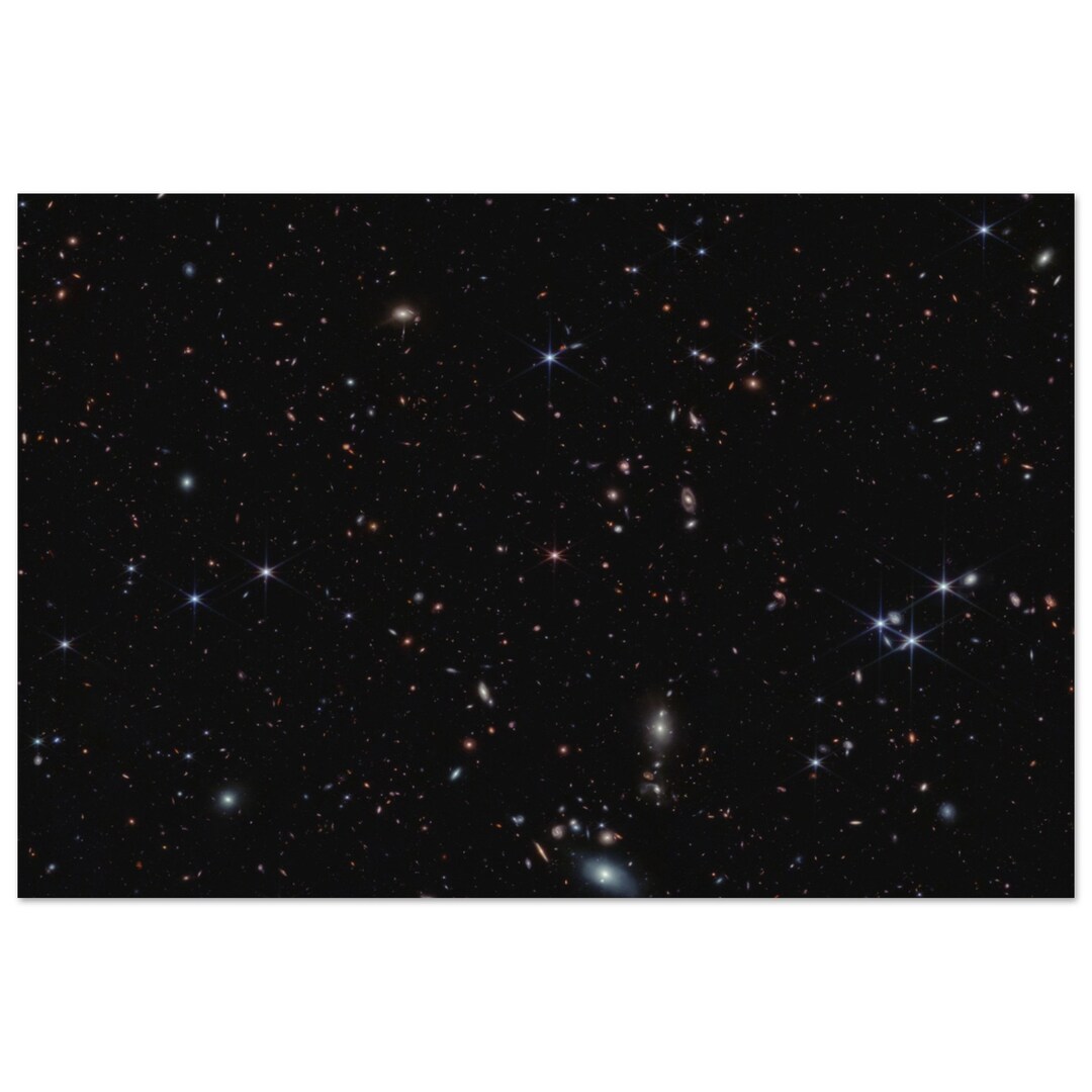 NASA - Poster - 18. Quasar J0100+2802 (nircam Image) - James Webb Space ...