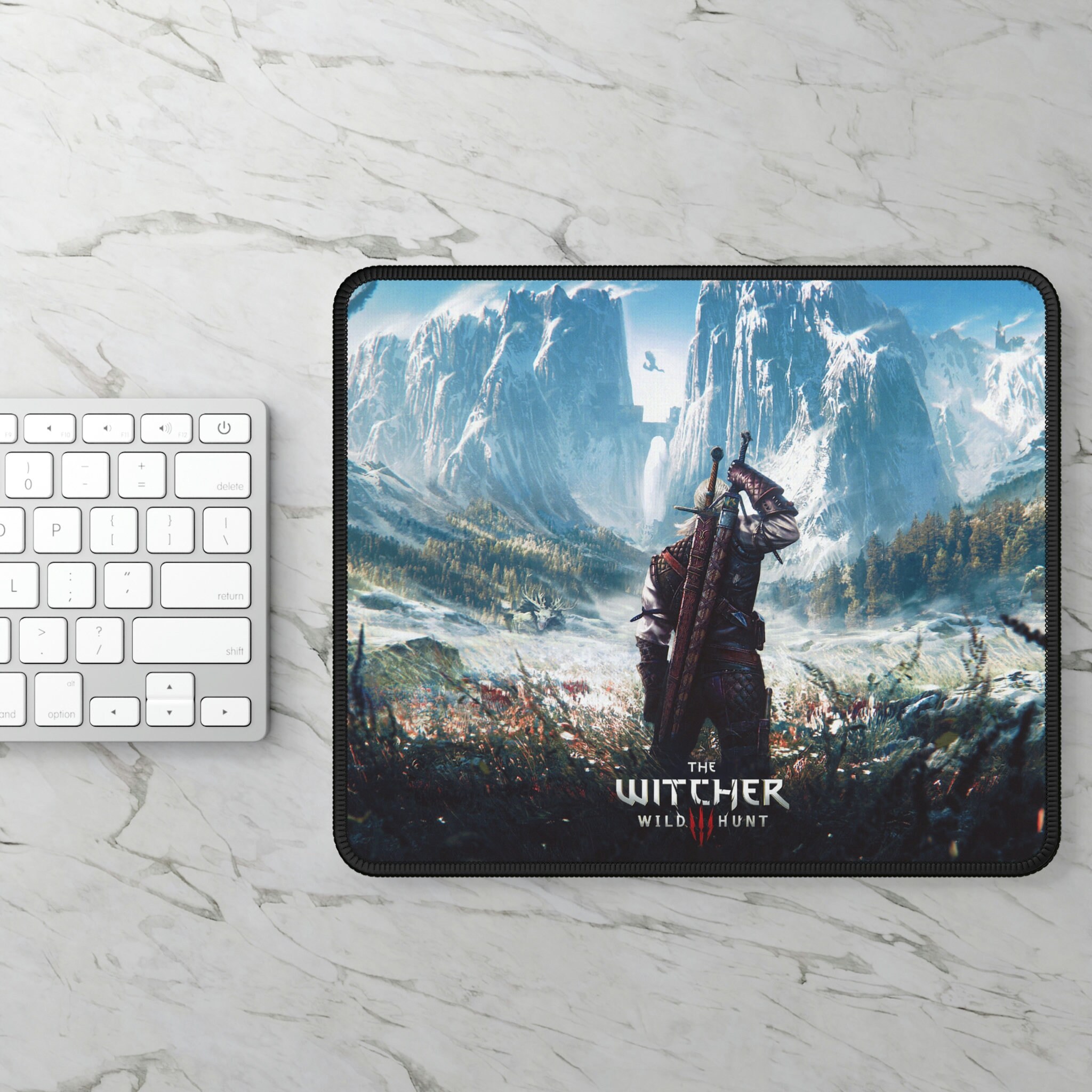The Witcher Wild Hunt PC Mouse Mat, Product for Gamers With High ...