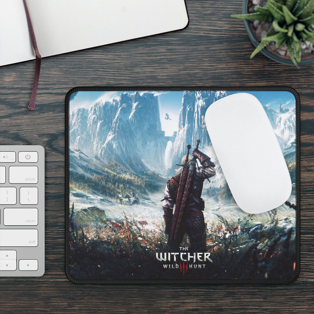 The Witcher Wild Hunt PC Mouse Mat, Product for Gamers With High ...