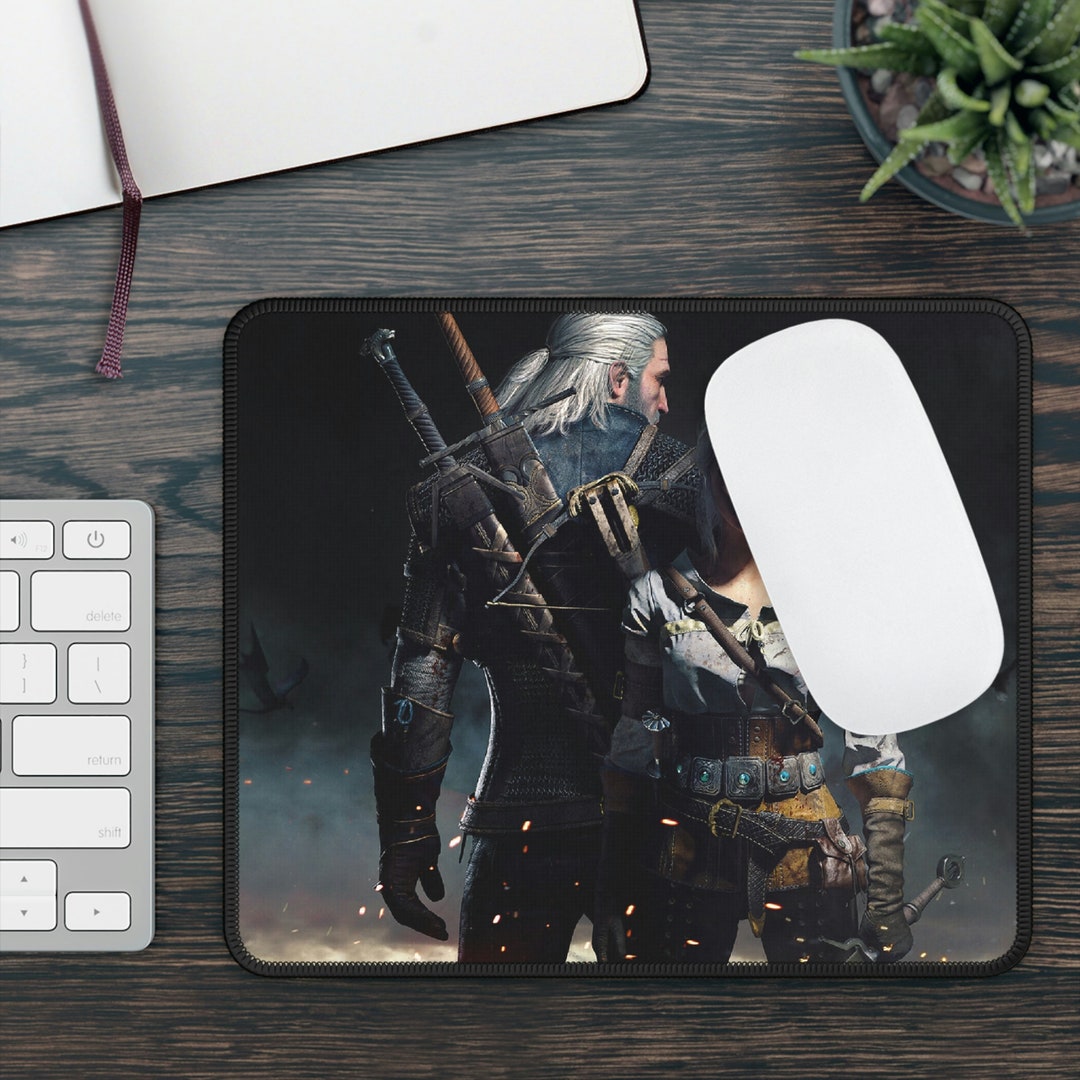 The Witcher Wild Hunt Pc Mouse Pad Ciri and Geralt of Rivia! - Etsy