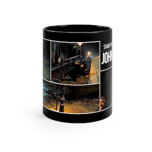 John Wick 11 Oz Black Ceramic Mug, High Quality Printed Mug, John Wick ...