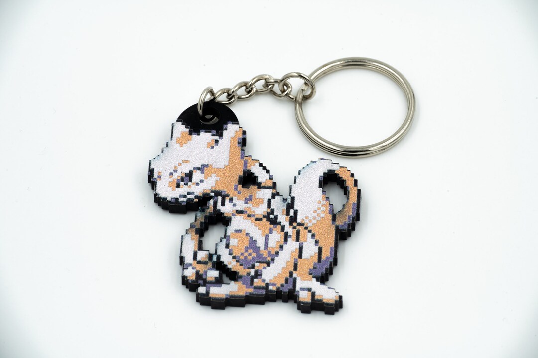 Mewtwo Keychain, Nintendo Sprite Legendary Pokémon Keychain First ...