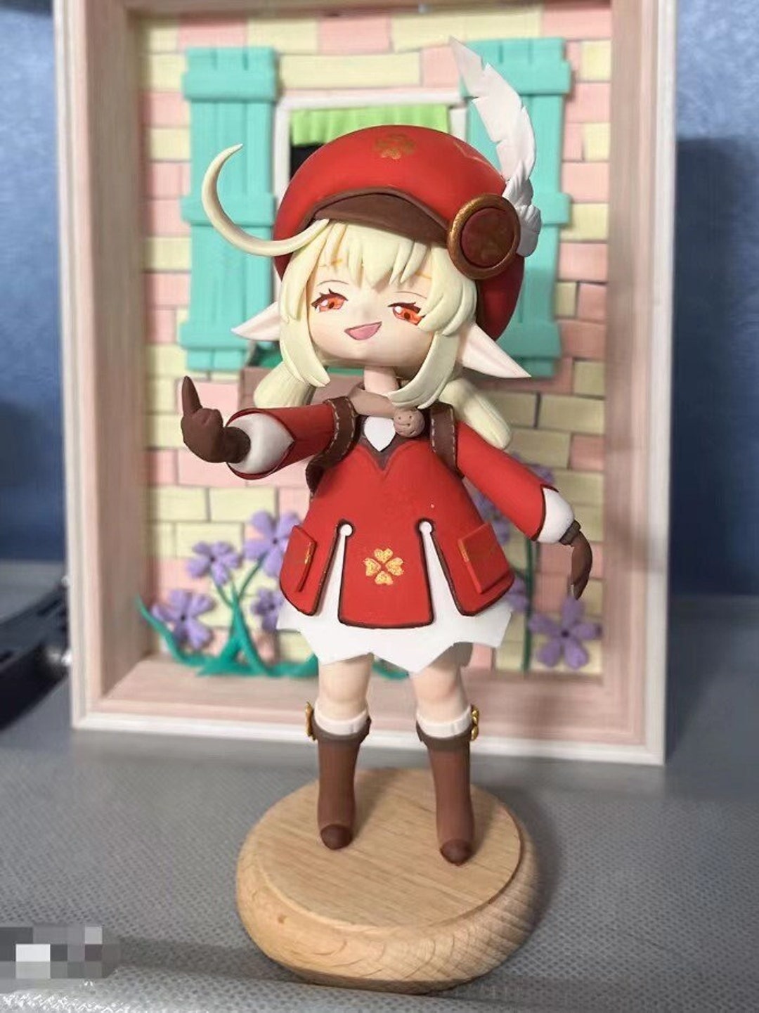 Genshin Impact Klee Clay Figurine / Refrigerator Magnets, Cute Genshin ...