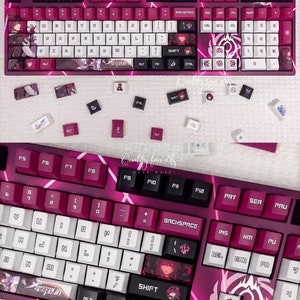 Honkai: Star Rail Kafka Keycap/keyboard Set 129 PBT Dye Sublimation ...