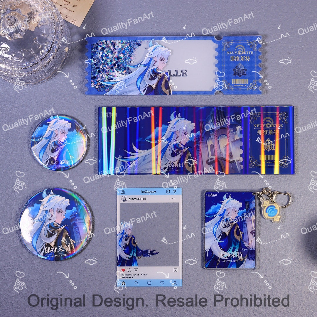 Genshin Impact, Neuvillette Art Print, Neuvillette Shaker Colotta ...