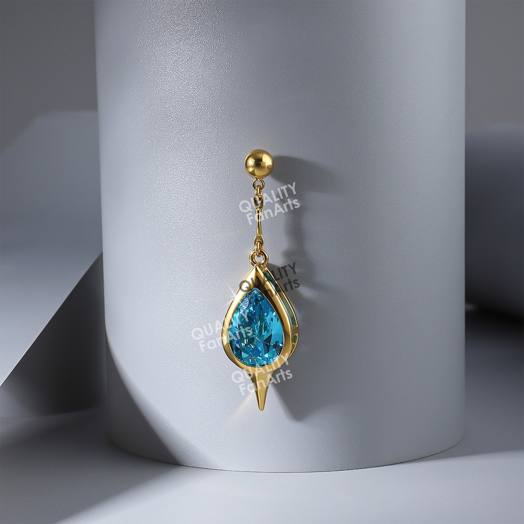 Genshin Impact Kaeya Earrings for Cosplay & Daily Use, Allergy Free ...