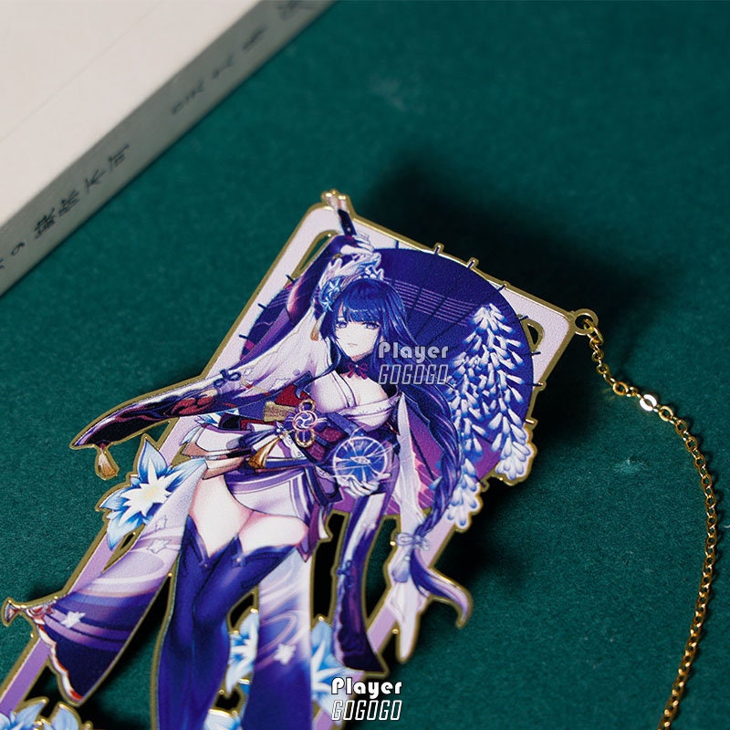 Original Genshin Impact Raiden Shogun Bookmark Gift Set - Etsy Canada