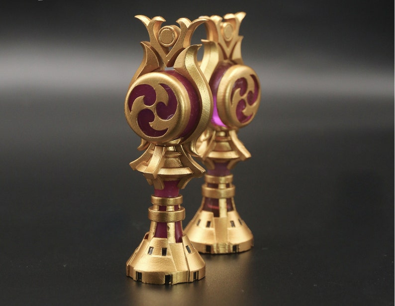 Genshin Impact Gnosis Standee Geo Anemo Electro Luminous - Etsy