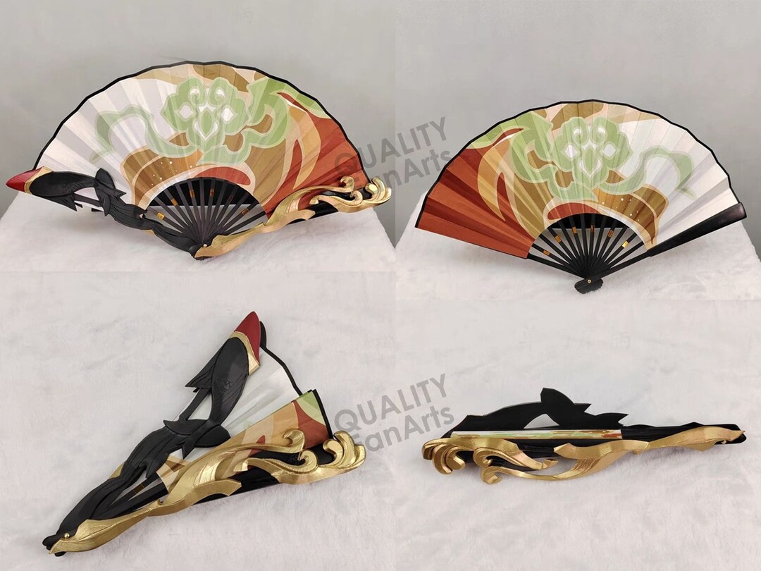 Honkai: Star Rail Tingyun Folding Fan for Cosplay, 3D Printed Cosplay ...