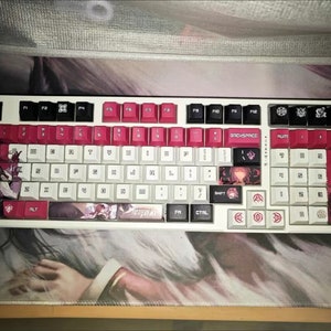Honkai: Star Rail Kafka Keycap/keyboard Set 129 PBT Dye Sublimation ...
