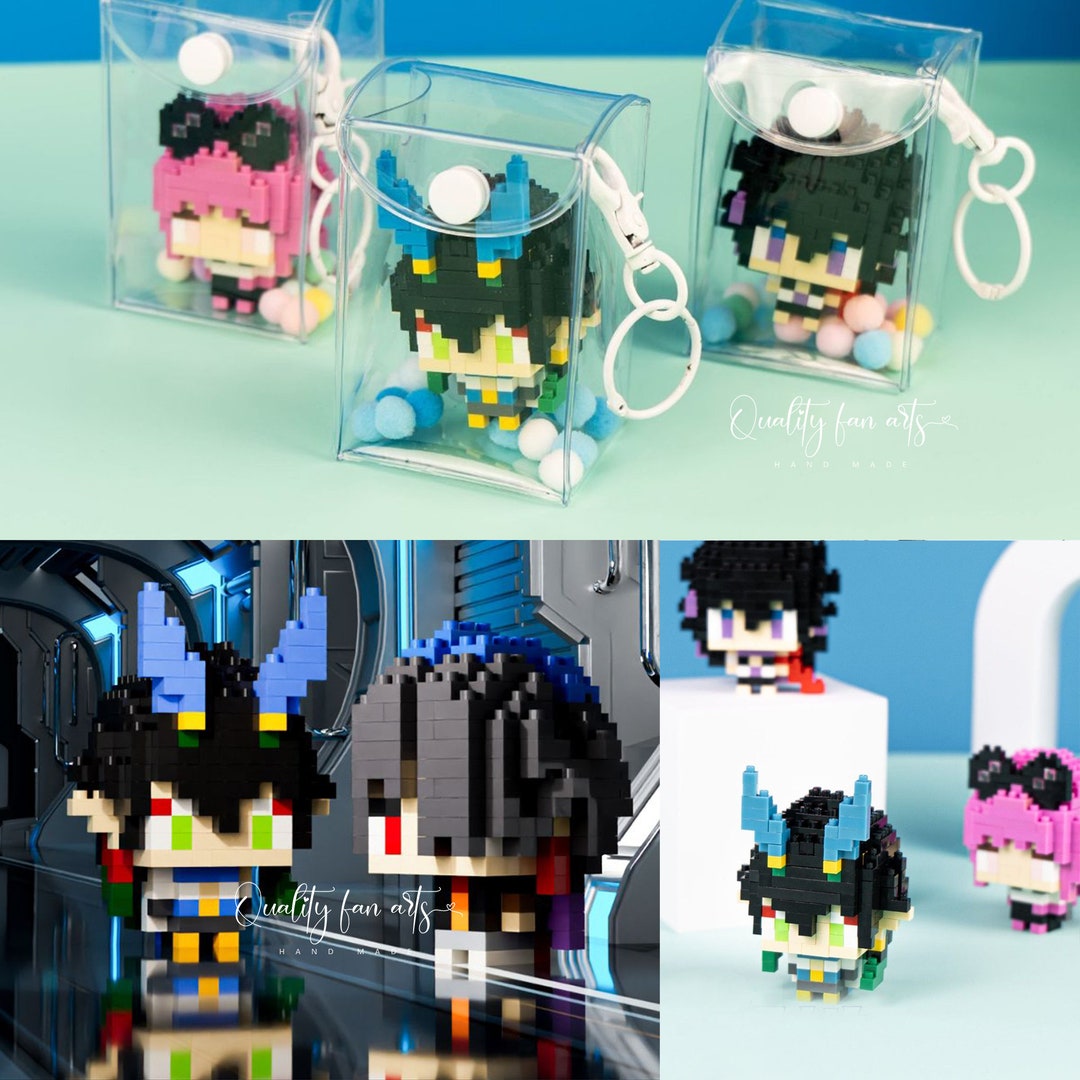 Honkai: Star Rail Pixel Figurine Building Blocks Gepard, Dan Heng ...
