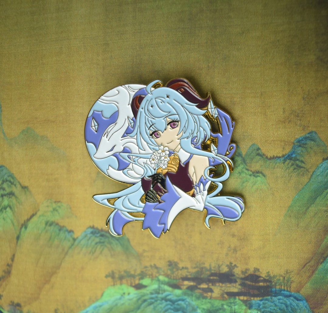 Original Genshin Impact Ganyu Enamel Pin With Gold Plating - Etsy