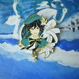 Original Genshin Impact Venti Enamel Pin With Gold Plating - Etsy