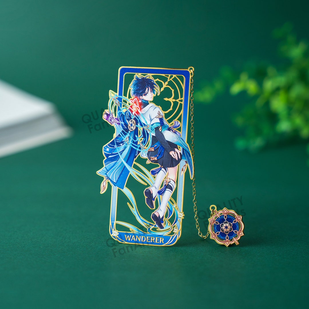 Original Genshin Impact Wanderer Bookmark Genshin Copper - Etsy