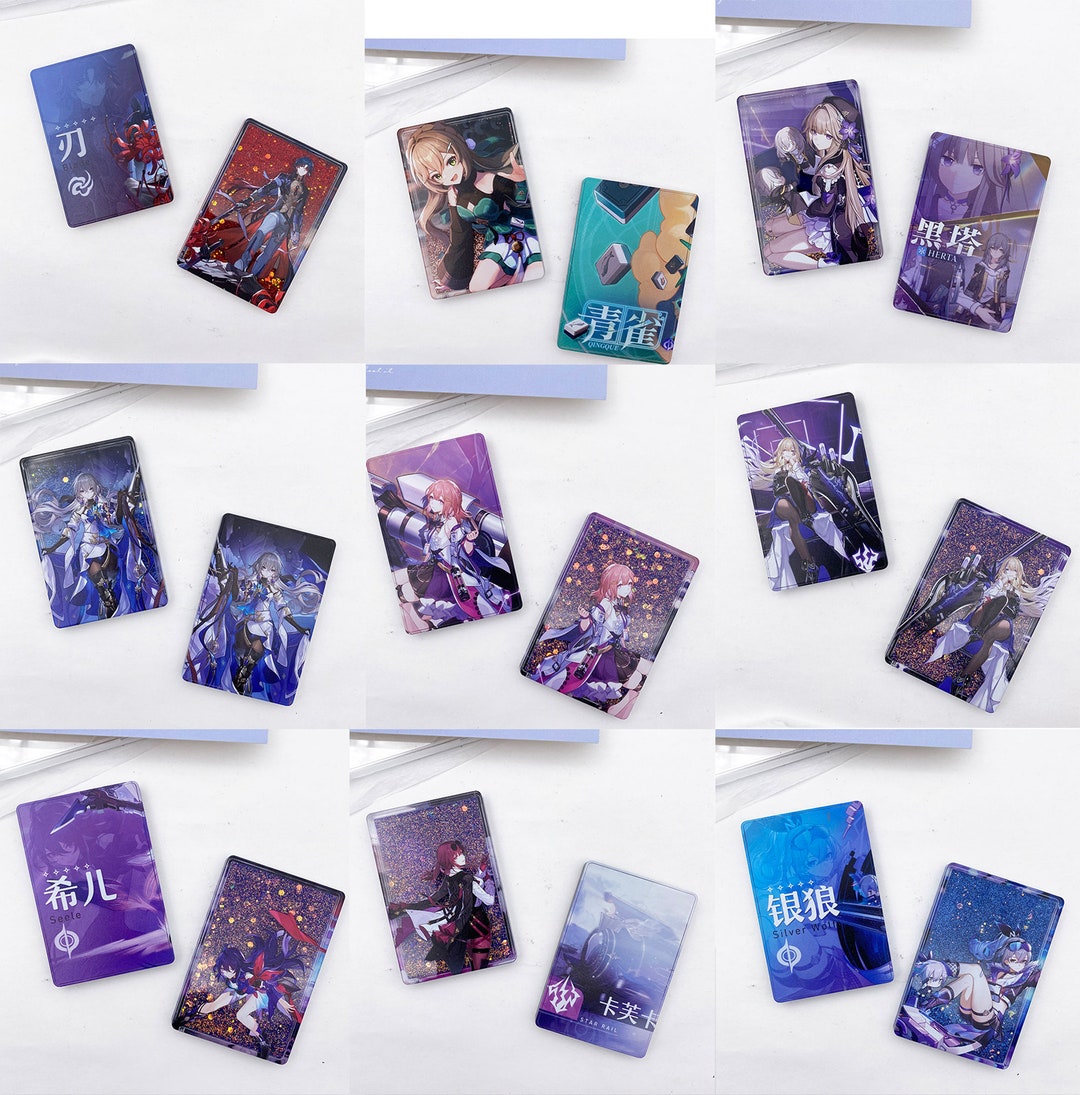 Honkai: Star Rail Liquid Standee 6cm 9cm / 2.4 3.5, Figurine of Seele ...