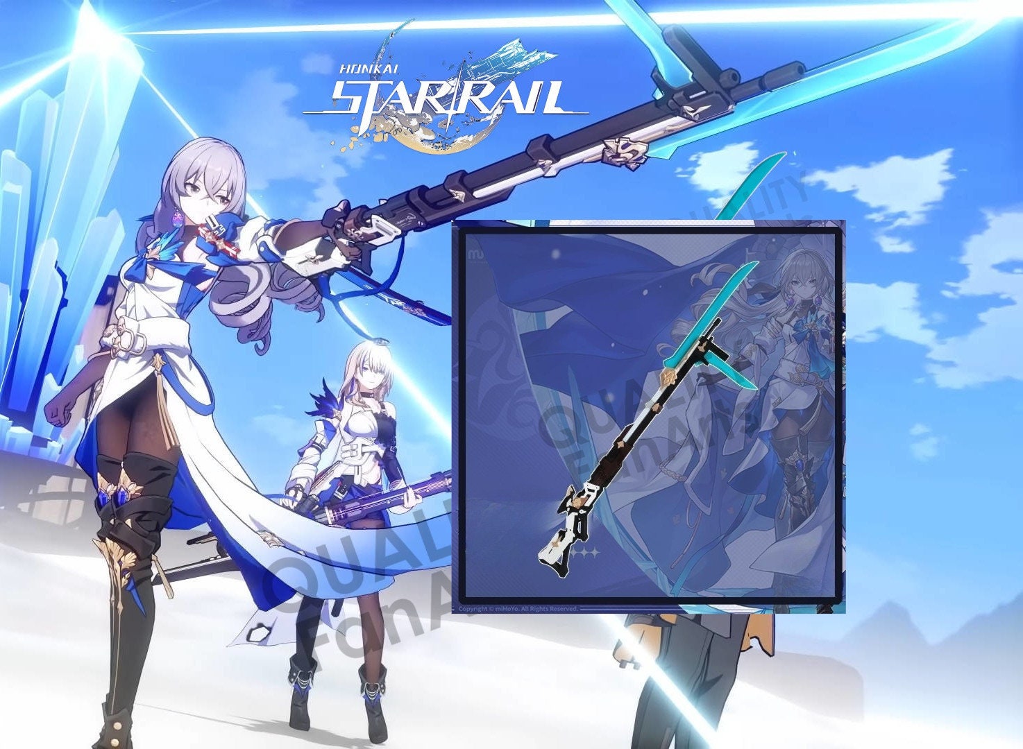 Honkai: Star Rail Bronya Cosplay Accessories Bronya Weapon 3D - Etsy Canada