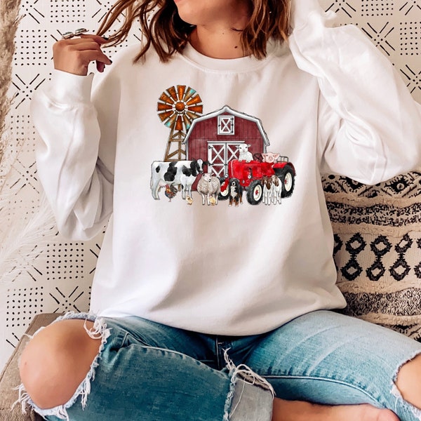 Farm Animal's Sweatshirt - Etsy