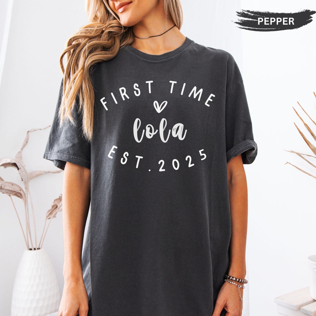 Comfort Colors Lola Shirt Filipino Grandma Shirt Pregnancy Reveal to ...