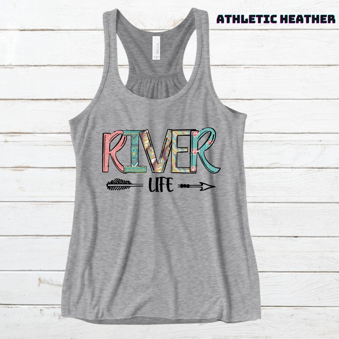 Custom River Life Tank Top: Summer Boating Adventure Shirt - Etsy