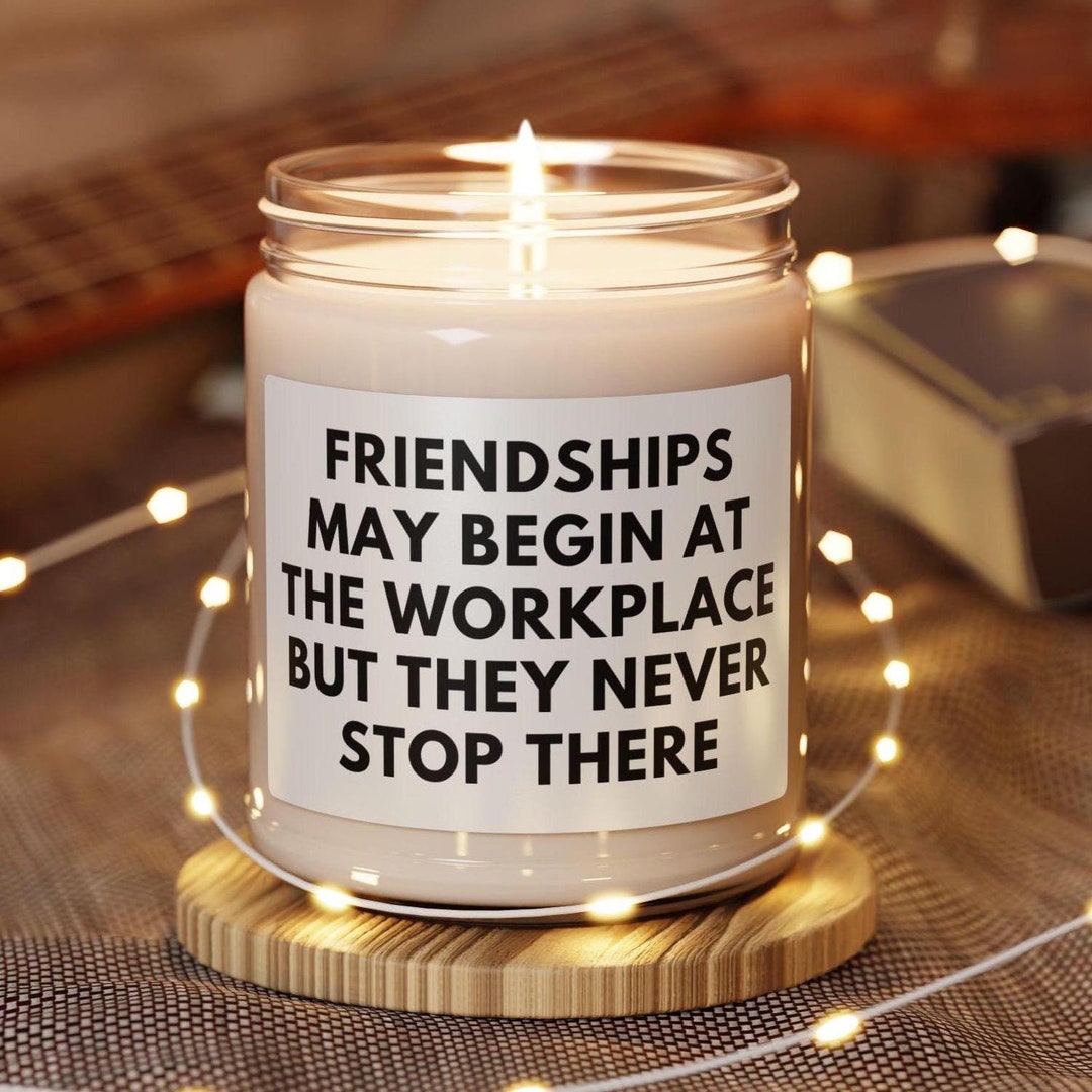 Friendship Candle Gift, Best Friend Candle, Sentimental Gift Friend ...