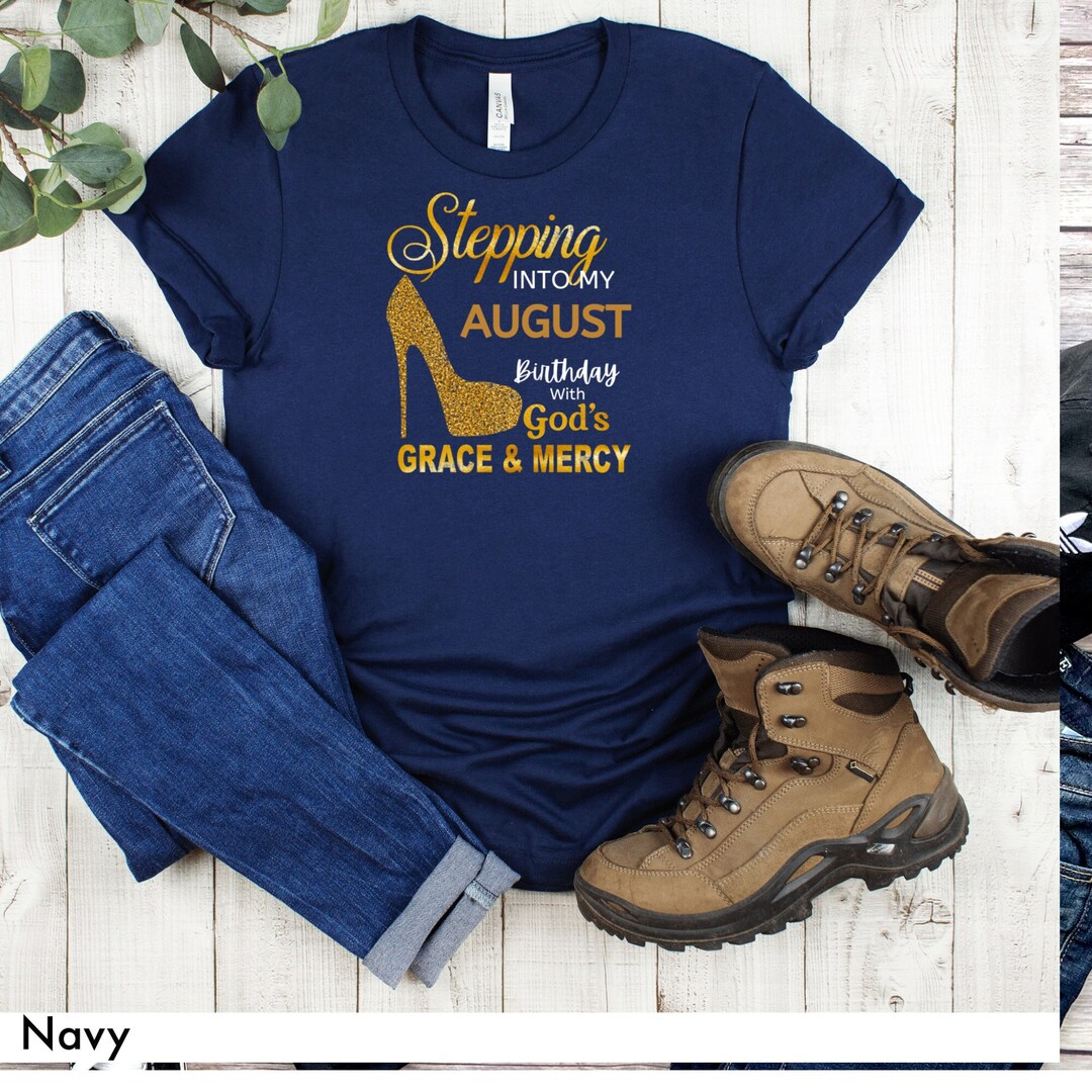 August Birthday Shirt August Birthday Gifts Happy Birthday - Etsy