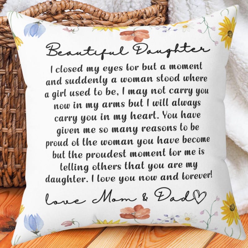Daughter Pillow - Etsy