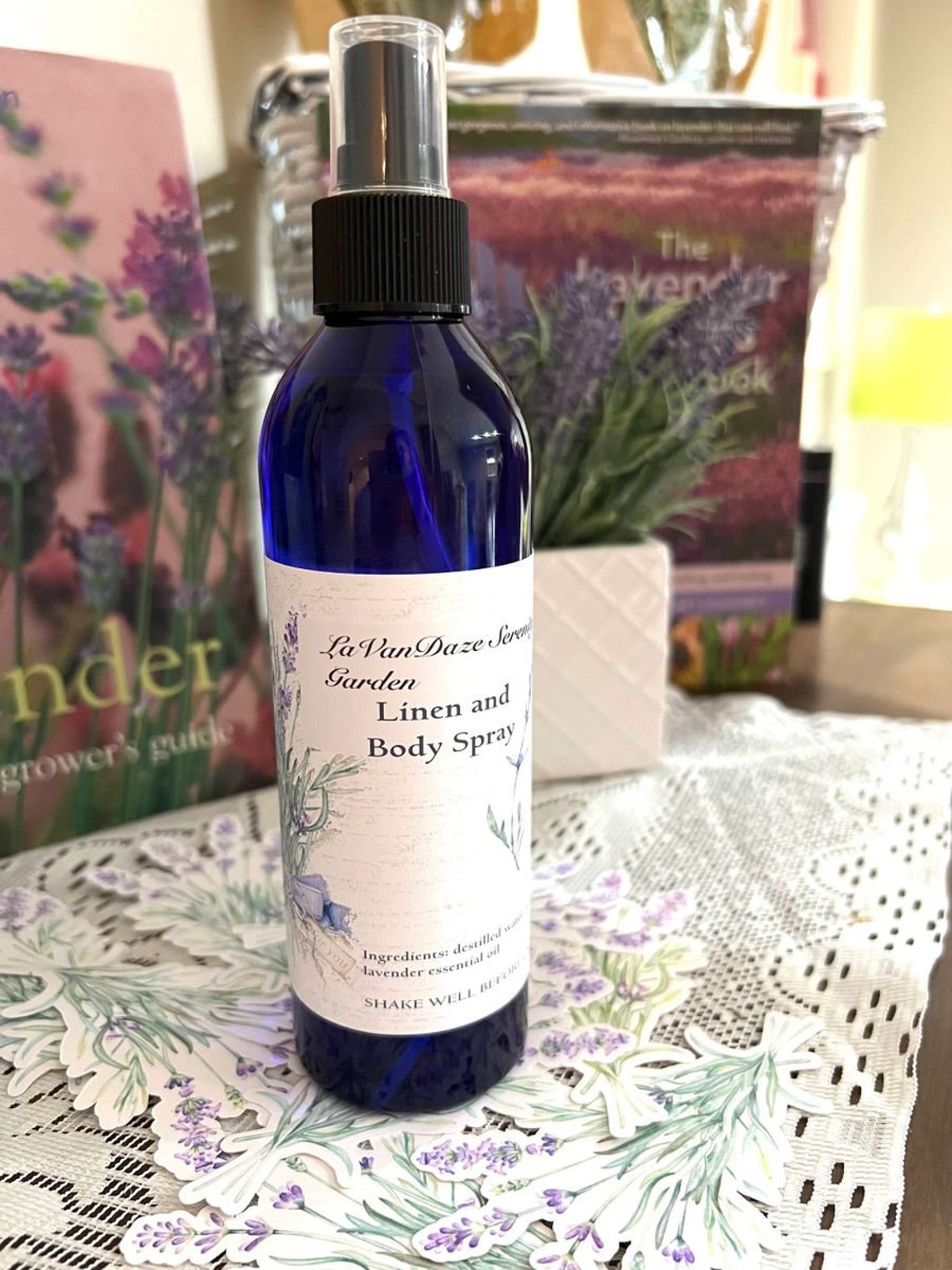 Lavender Linen and Body Spray - Etsy