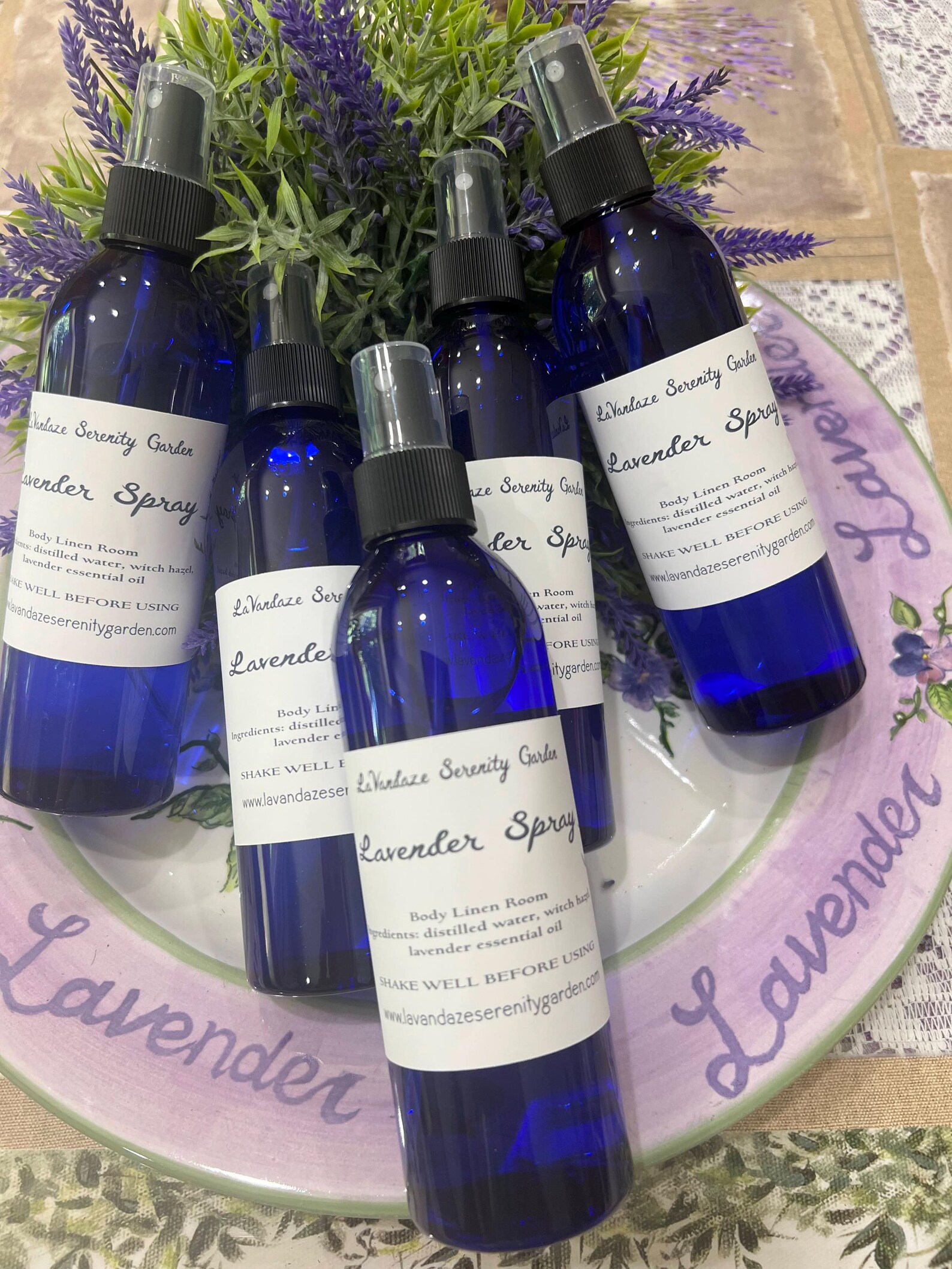 Lavender Linen and Body Spray - Etsy