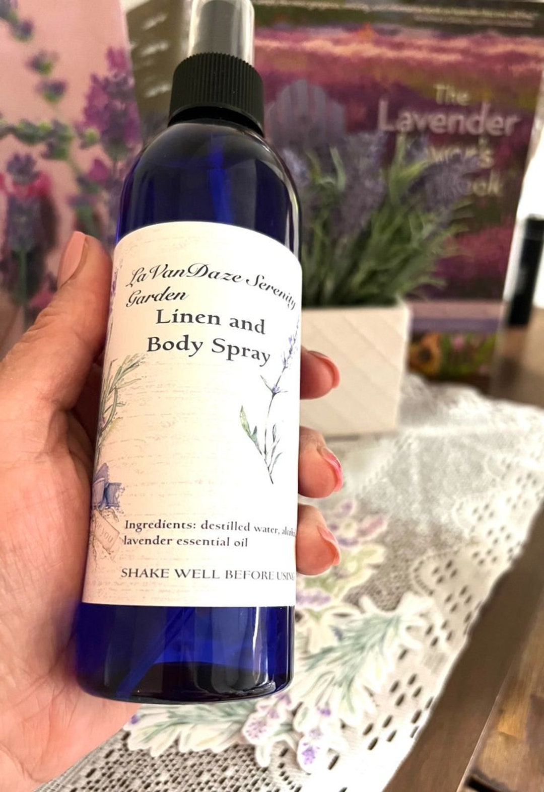 Lavender Linen and Body Spray - Etsy