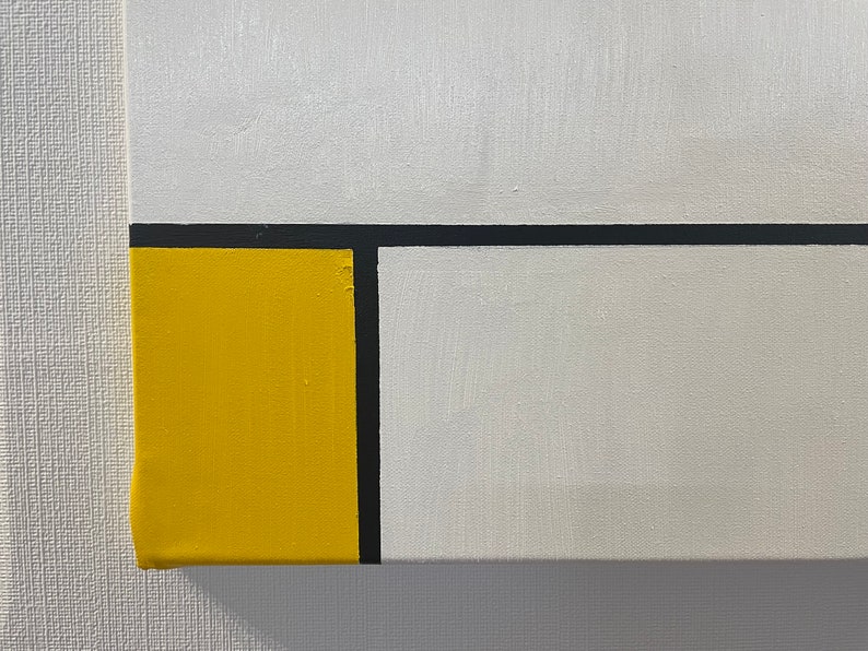 Recreation of Piet Mondrian “composition in Red, Yellow and Blue” From 1927 - Etsy