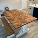 Herringbone Dining Table With Bench - Etsy
