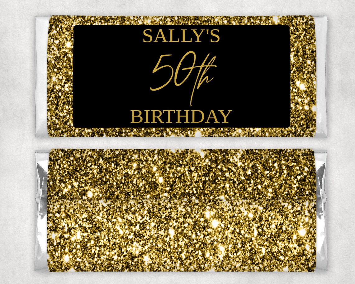 Birthday Chocolate Bar Template, Digital Chocolate Bar Wrapper Template ...