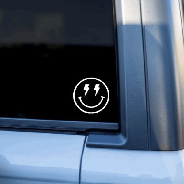 Smiley Face Tumbler Decal - Etsy