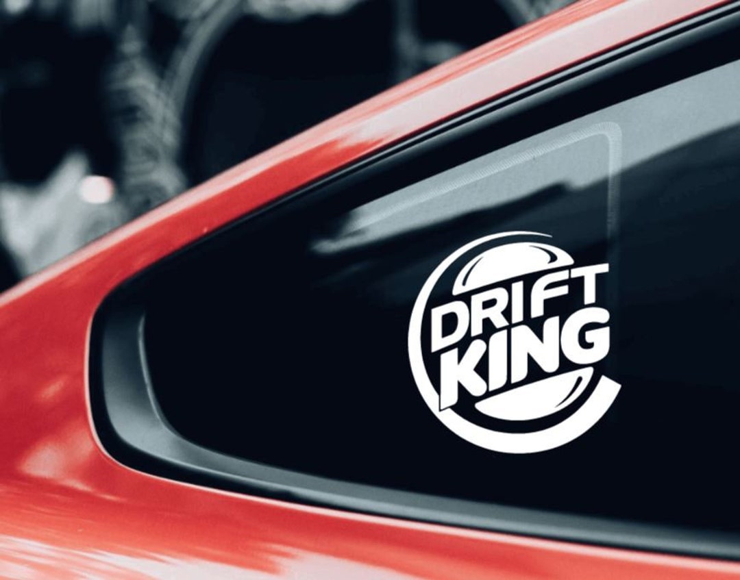 Drift King JDM Car Decal Turbo Boosted Car Decal for Men Vinyl Car ...