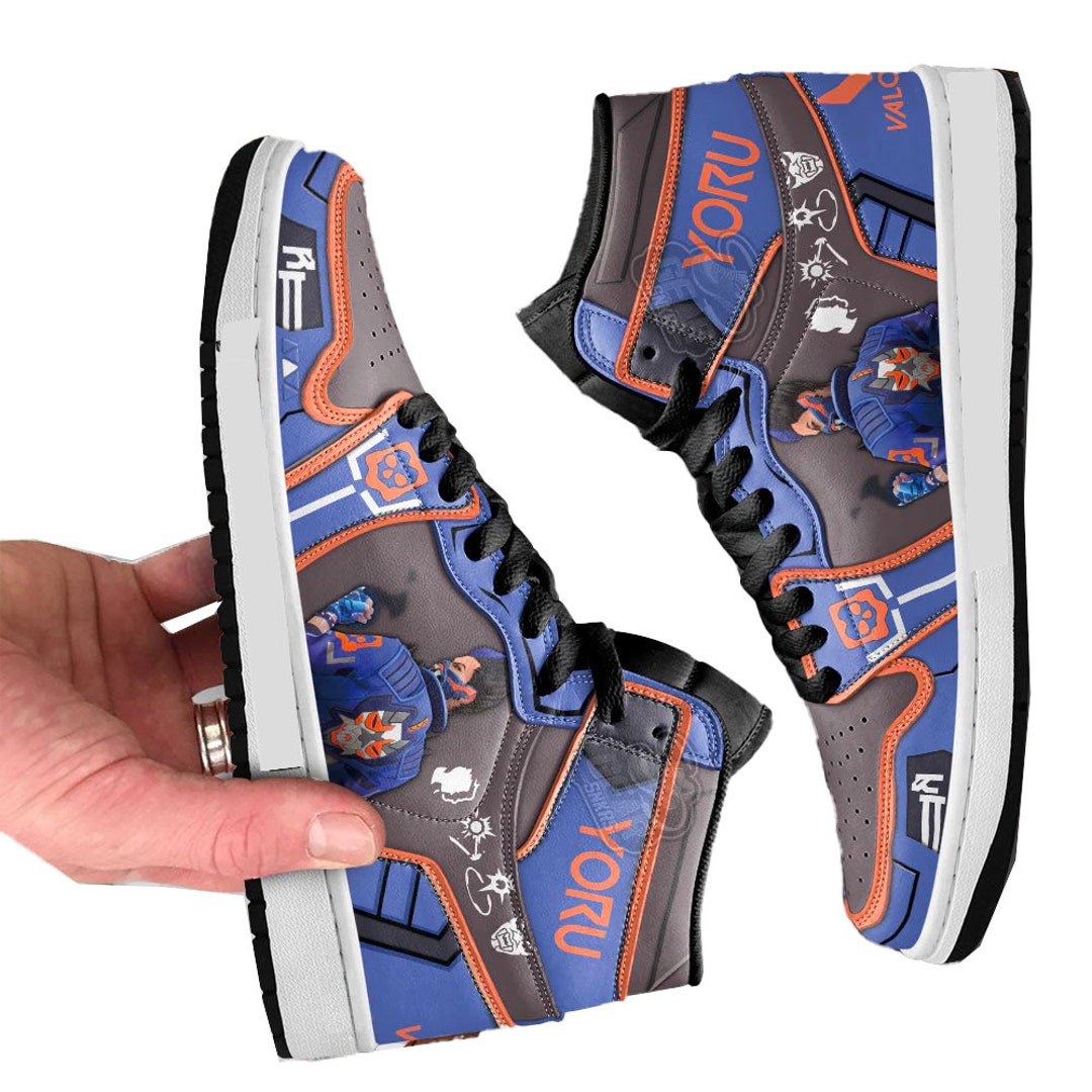 Yoru Jd1s Valorant Agent Sneakers Custom Shoes Game Valorant - Etsy