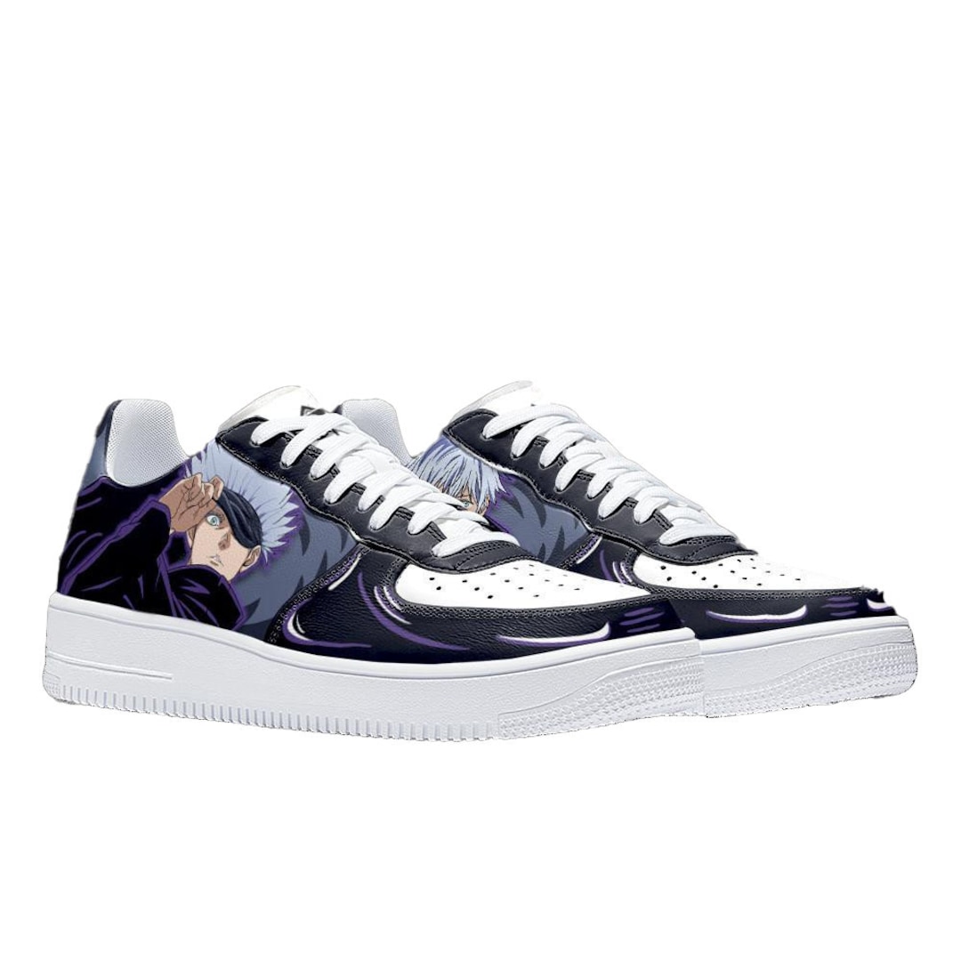 Satoru Gojo Sneakers Custom Anime Jujutsu Kaisen Shoes - Etsy
