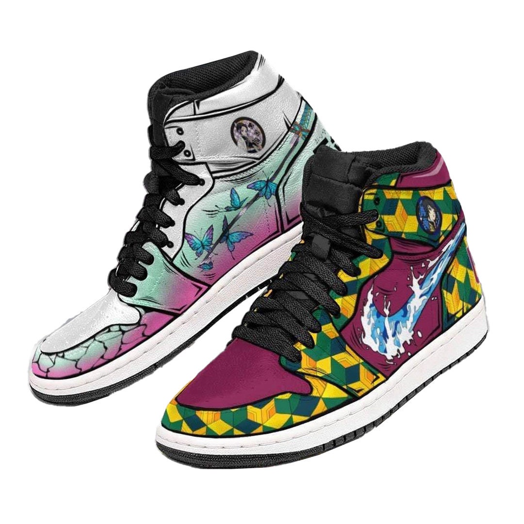 Shinobu X Giyuu Boot Sneakers Custom Breathing Anime Shoes - Etsy