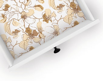 Jordyn Drawer Liner Floral Design Shelf Liner Contact Paper Home Decor ...