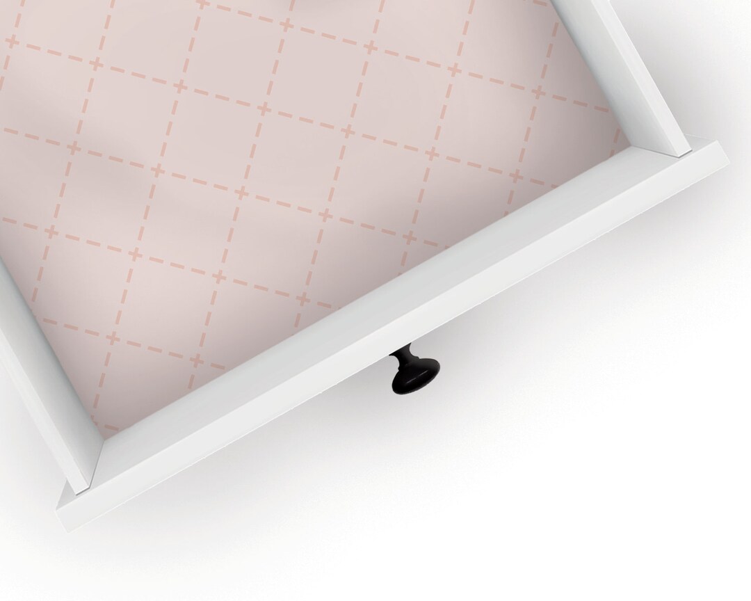 Stitch Drawer Liner Shelf Liner Contact Paper Home - Etsy