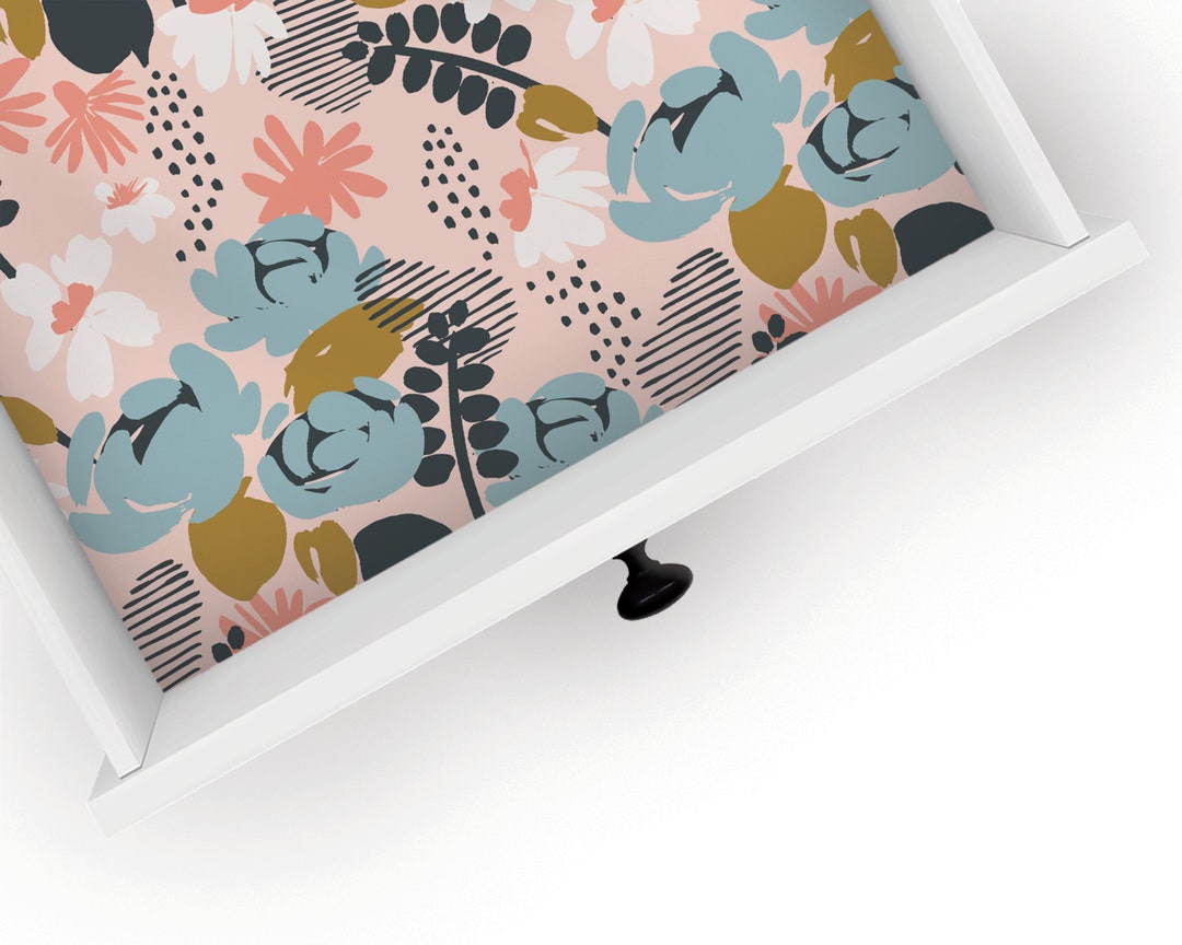 Molly | Drawer Liner | Floral Design | Shelf Liner | Contact Paper ...