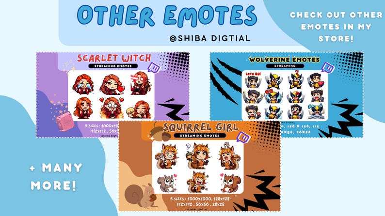 Emma Frost Twitch Emotes: Marvel Rivals, Quirky Streamer Emote Bundle ...