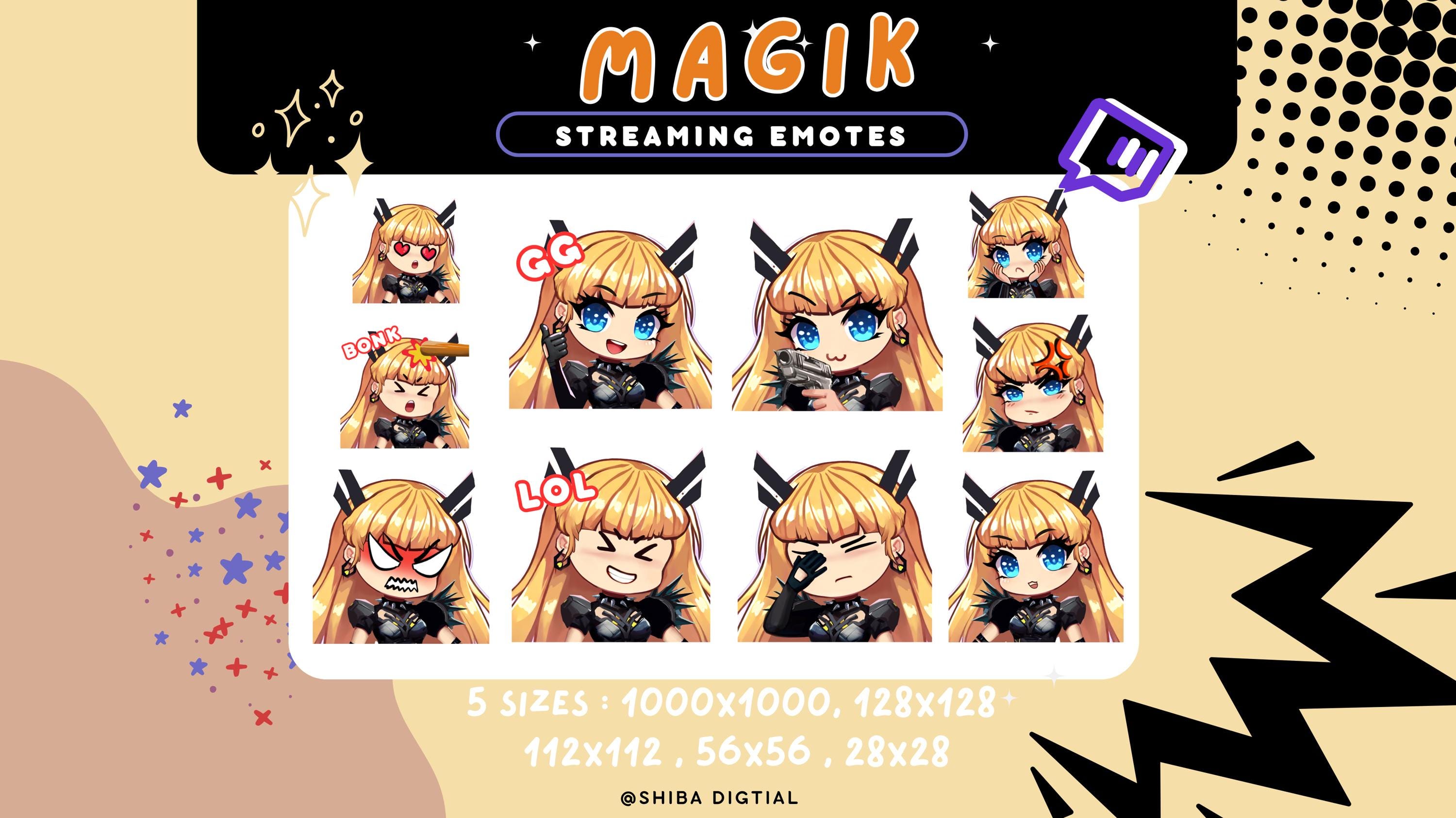 Magik Marvel Rivals Twitch Emotes | Fun, Quirky & Heroic Digital ...