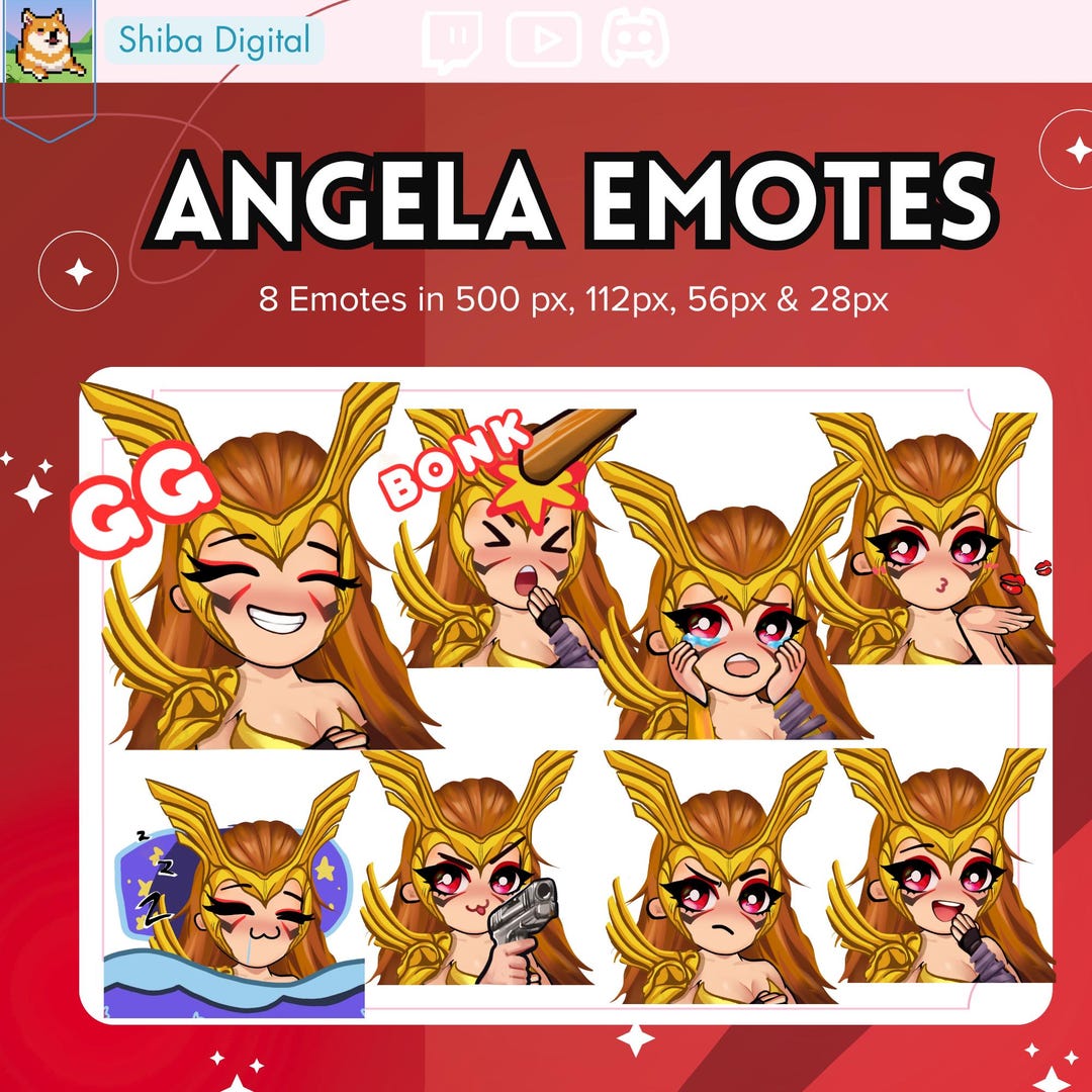 Angela Marvel Rivals Twitch Emotes | Fun, Quirky & Heroic Digital ...