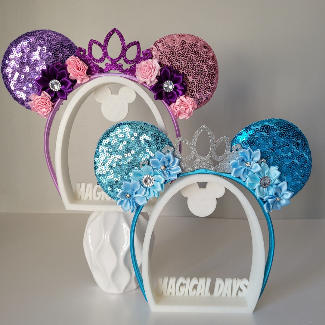 Flower Festival Princess Crown Disney Inspired Mickey Minnie Mouse Ears ...
