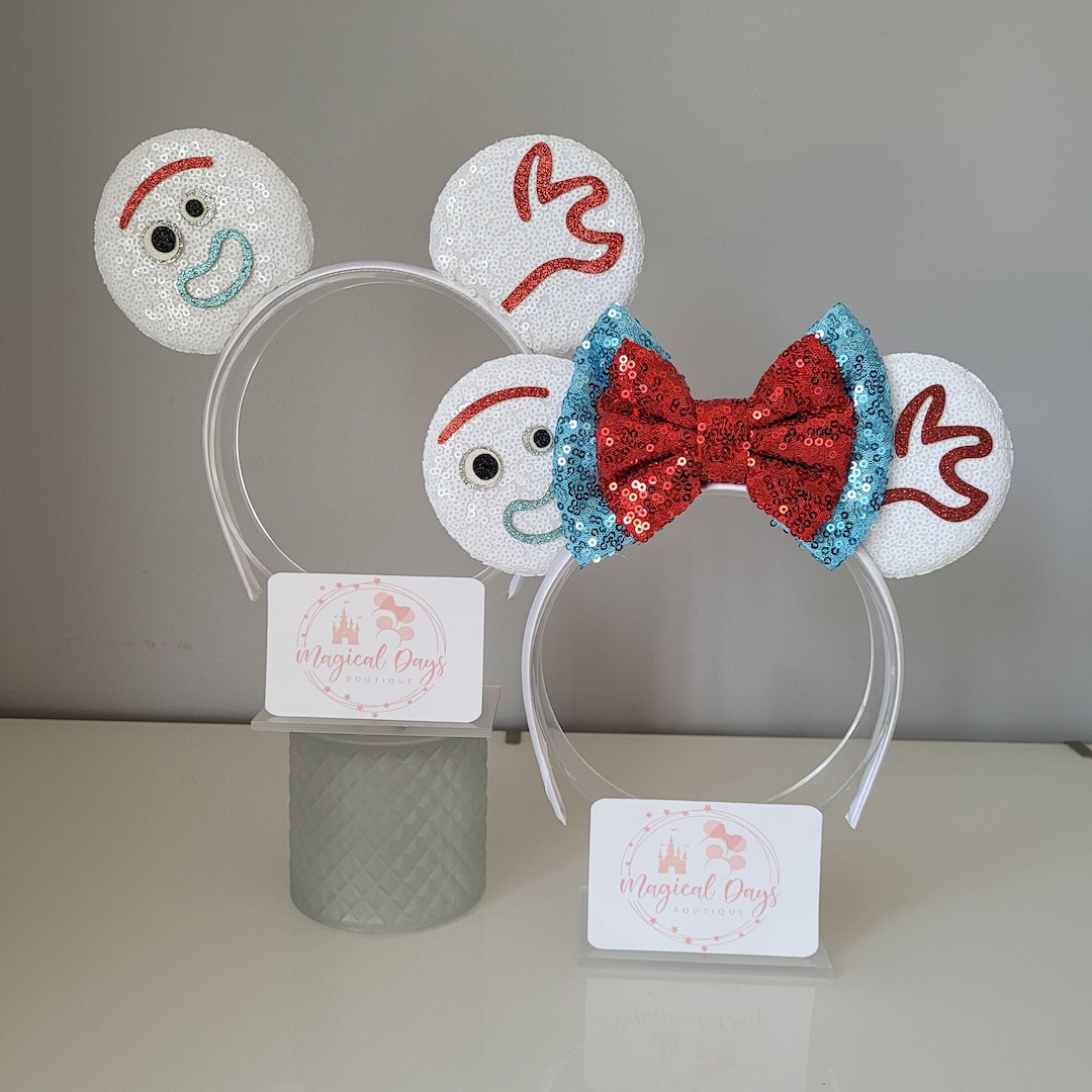 Forky Toy Story Disney Inspired Mickey Minnie Mouse Ears Headband - Etsy UK