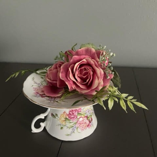 Teacup Centerpiece - Etsy